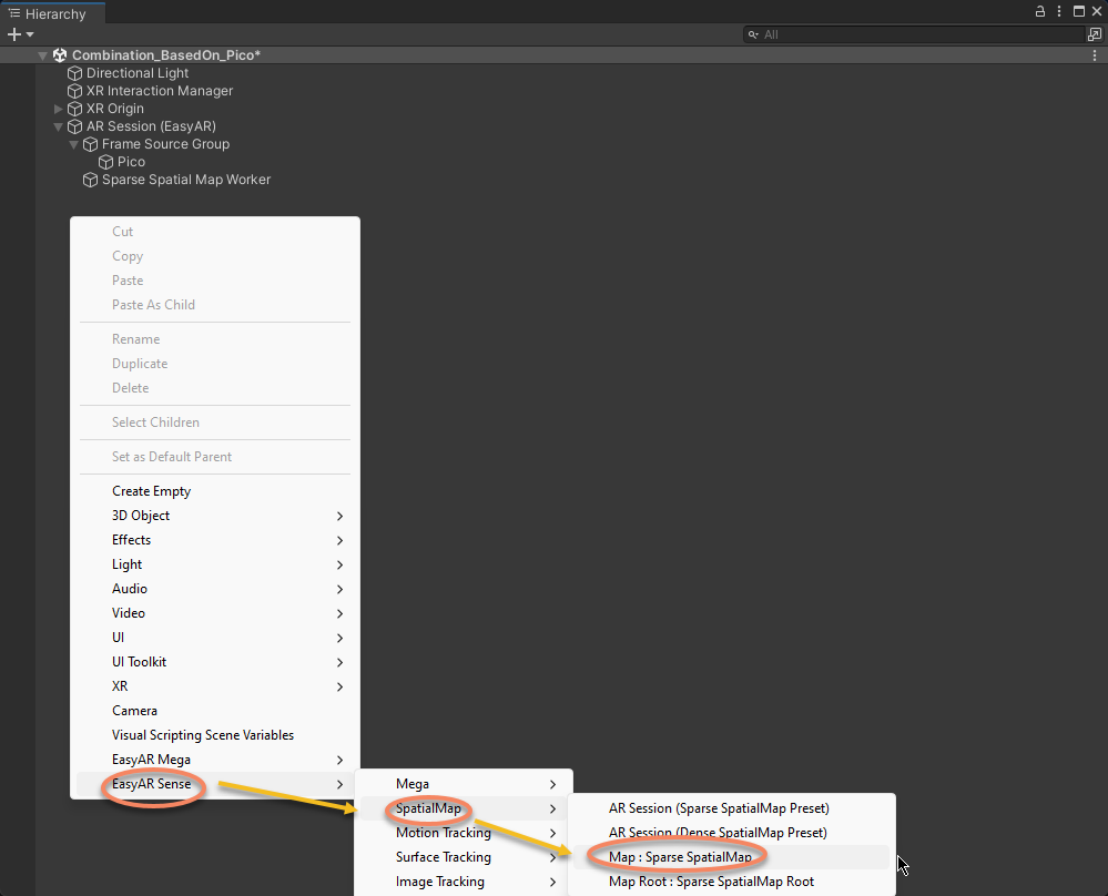 Easyar头显扩展 — Easyar Sense Unity Plugin 470 文档